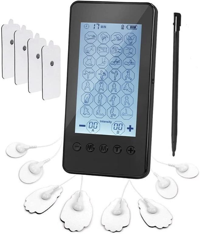 Sockspark TENS Machine EMS Muscle Stimulator Touch Screen Control With ...