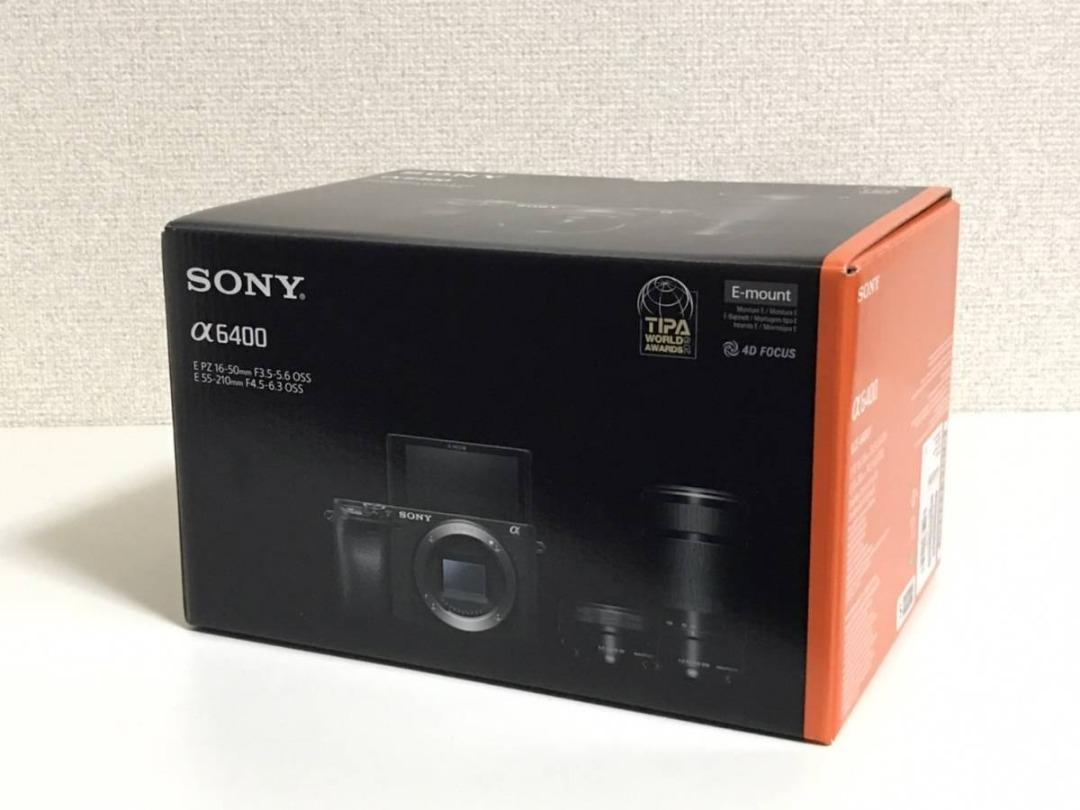 SONY α6400 ILCE-6400Y 數碼相機 機身 附雙鏡頭, 攝影器材, 相機 - Carousell