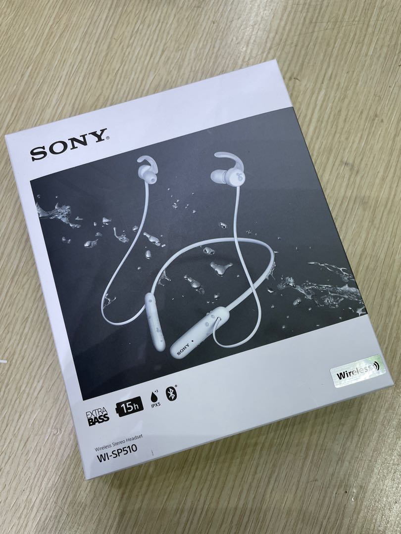 Sony WI-SP510 Bluetooth Earphones, Audio, Earphones on Carousell