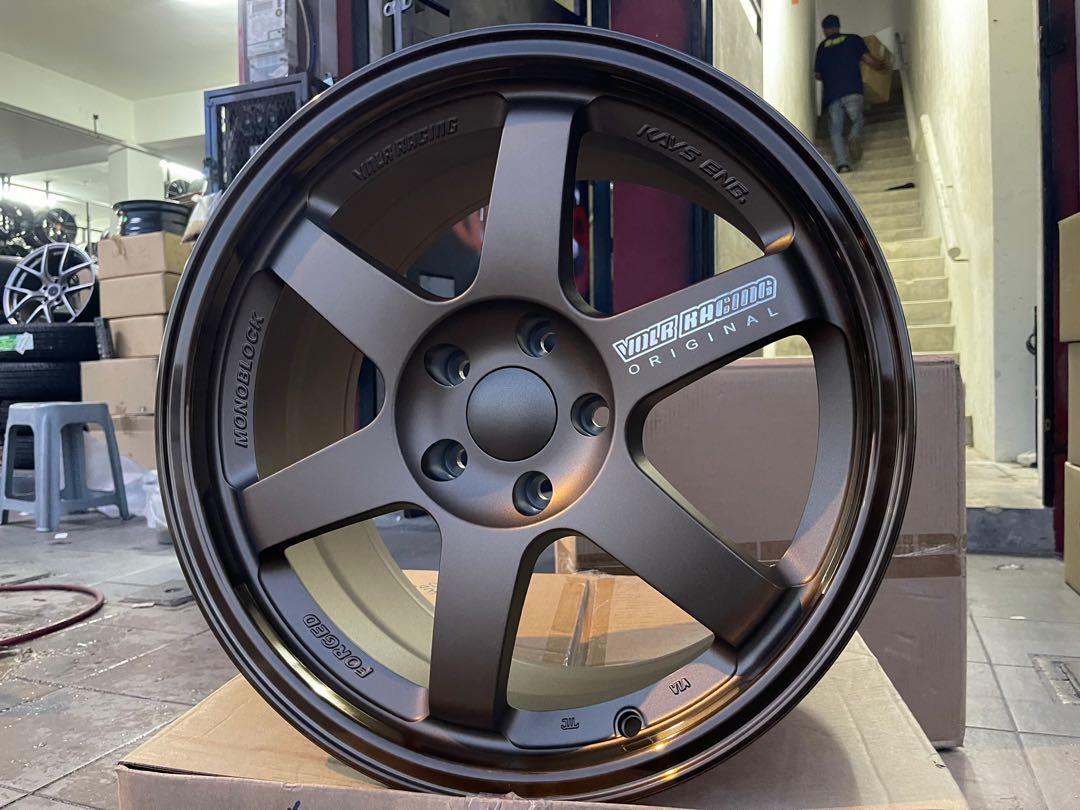 Sport rim baru 18 TE37 flow fomn lancer civic mazda, Auto Accessories ...