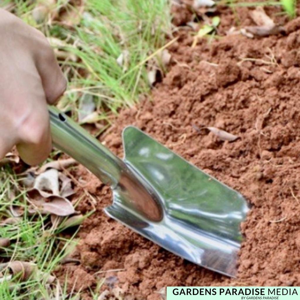 Stainless Steel Mini Sharp Tip Spade By Gardens Paradise Patio ...