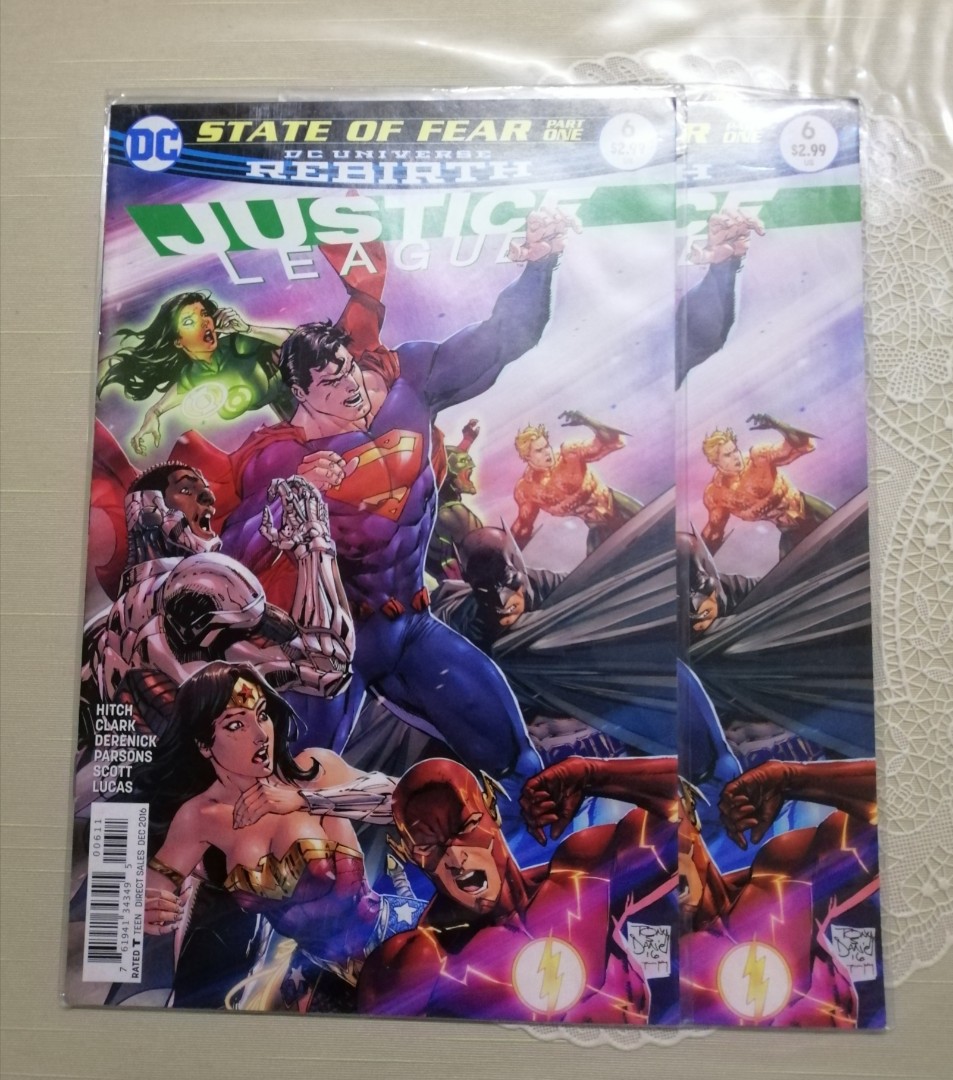 STATE OF FEAR DC UNIVERSE REBIRTH JUSTICE LEAGUE SINGLE ISSUE, Hobbies ...