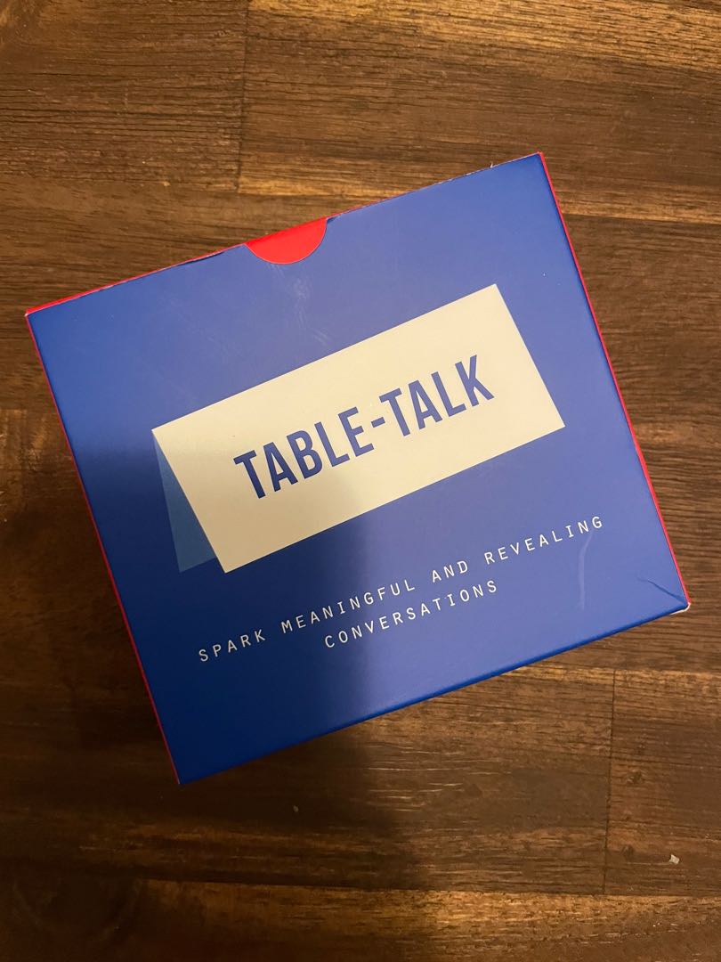 Table Talk - Conversation cards - unused, Hobbies & Toys, Toys & Games ...