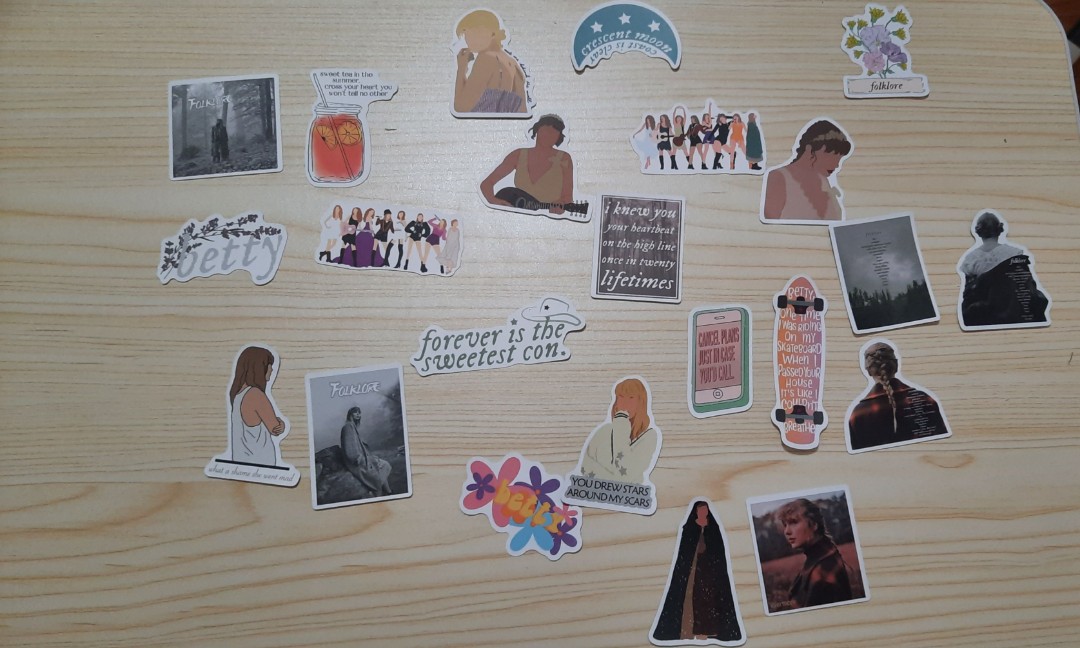 Taylor swift laptop stickers, Hobbies & Toys, Memorabilia ...