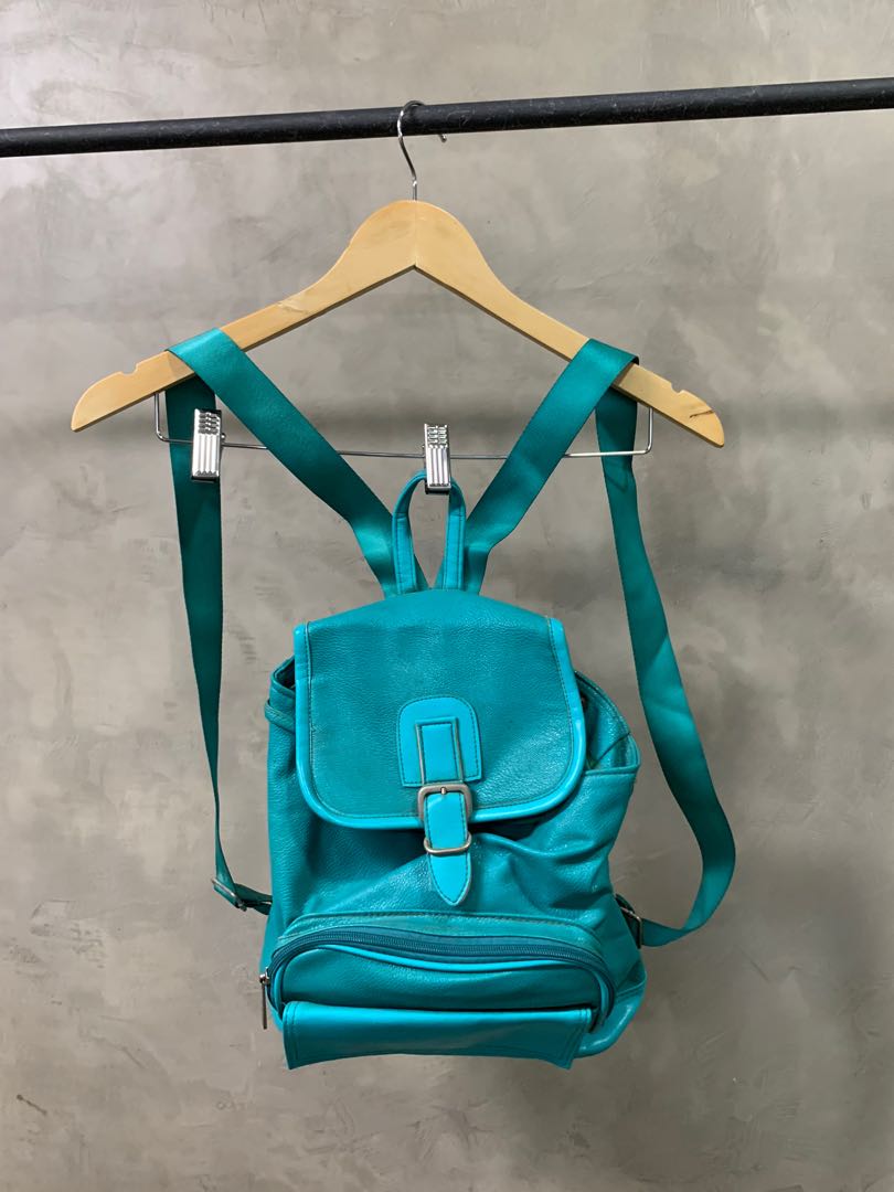 Teal Backpack, Women's Fashion, Bags & Wallets, Backpacks on Carousell