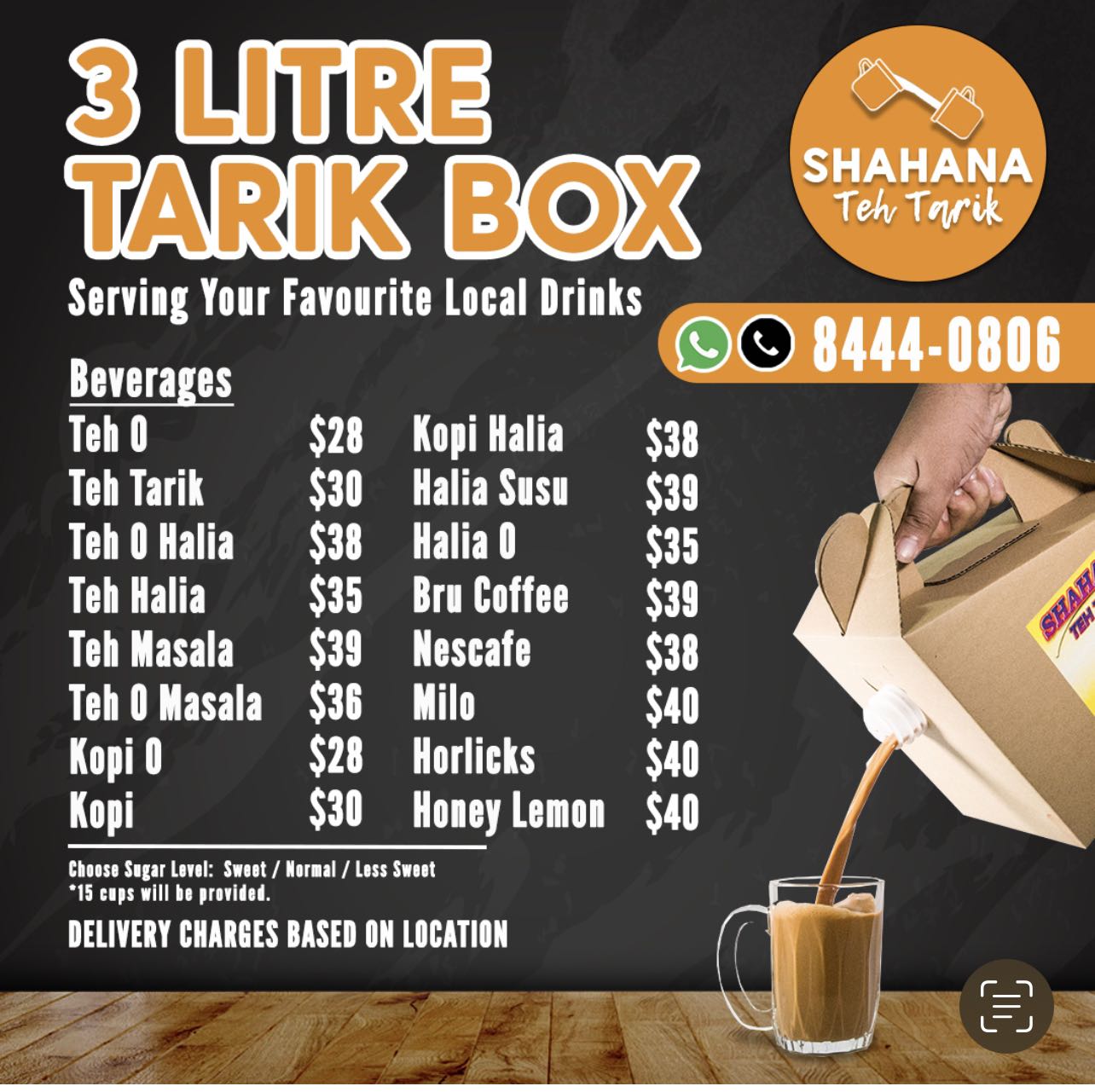 Teh tarik box, Food & Drinks, Beverages on Carousell