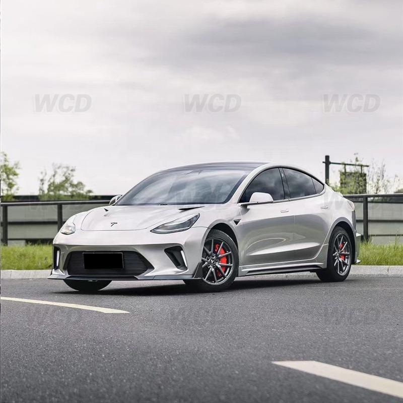 Tesla model 3 JDM bodykit set ! price from 3688sgd onwards, Car ...
