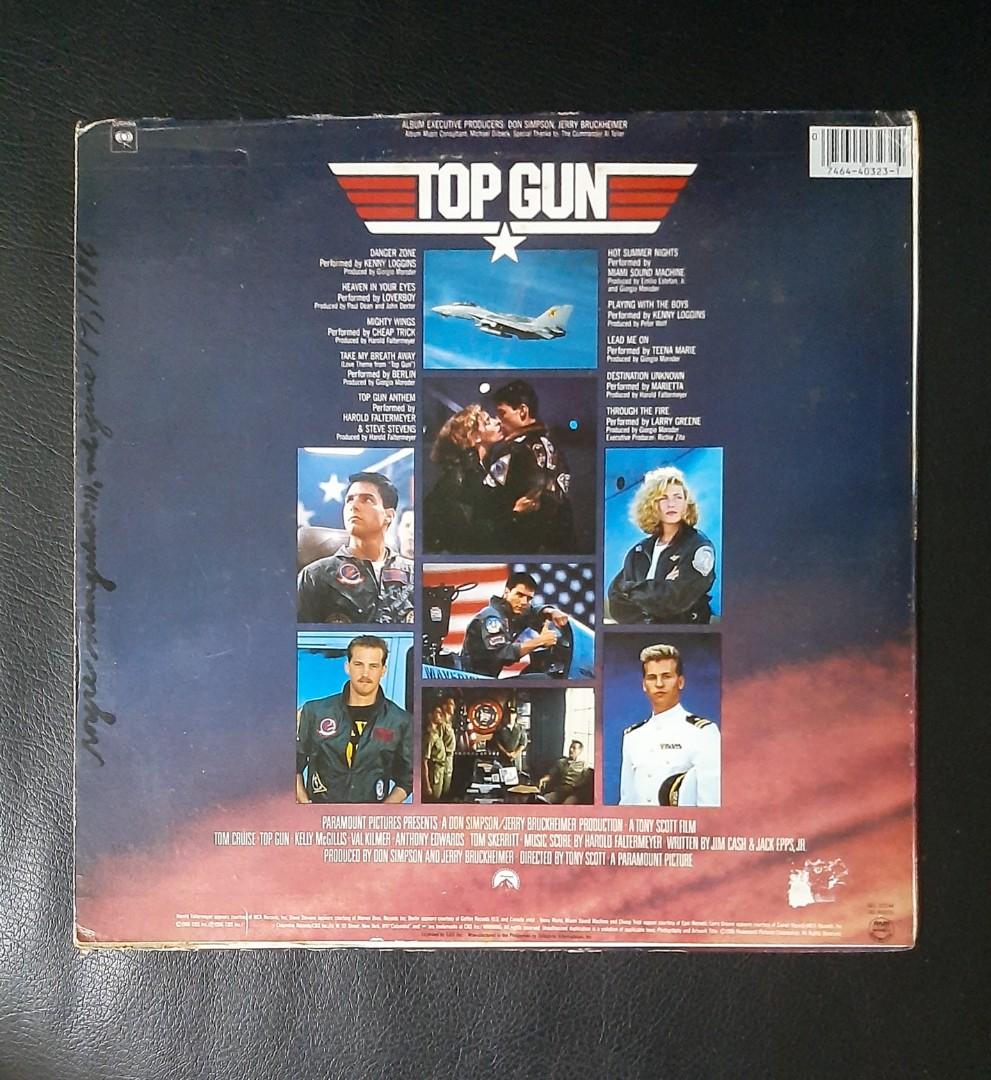 Top Gun vinyl/plaka, Hobbies & Toys, Music & Media, Vinyls on Carousell