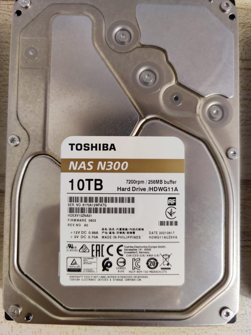 Toshiba NAS N300 10TB, CHIA XCH PLOTS, Computers & Tech, Parts & Accessories, Hard Disks ...