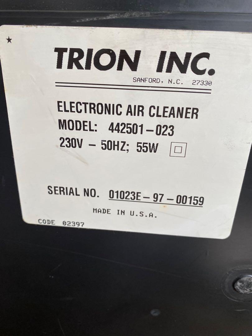 TRION Electronic Air Purifiers, Furniture & Home Living, Cleaning ...