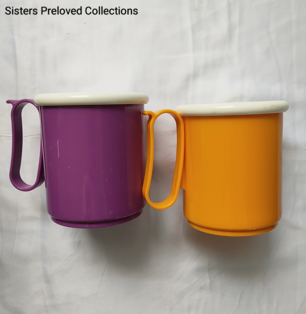 Tupperware Jumbo Mug (2 pcs) - Gelas Minum / Gelas Plastik Tupperware ...