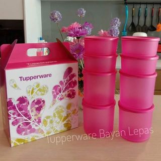 Tupperware Spring Bloom Maxis Canister 5.5L (Tupperware one touch ...