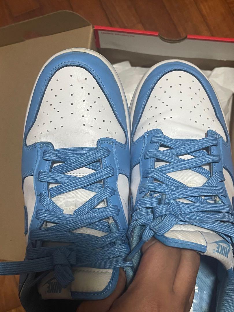 UNC nike dunks, Men's Fashion, Footwear, Sneakers on Carousell