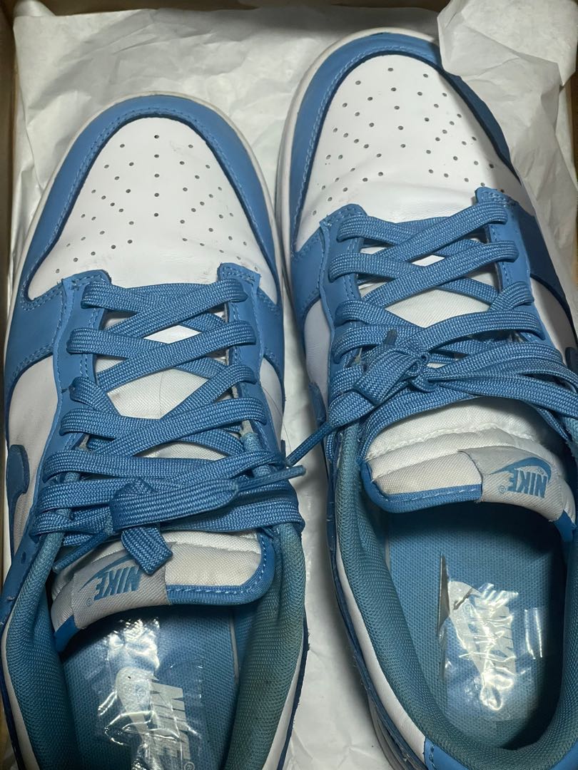 UNC nike dunks, Men's Fashion, Footwear, Sneakers on Carousell