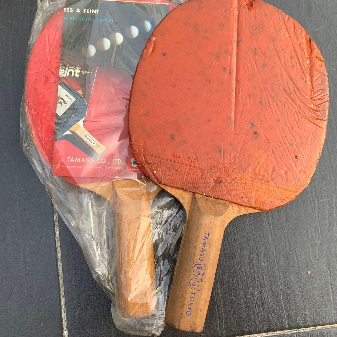 Vintage table tennis racket- tamasu butterfly , Sports Equipment ...