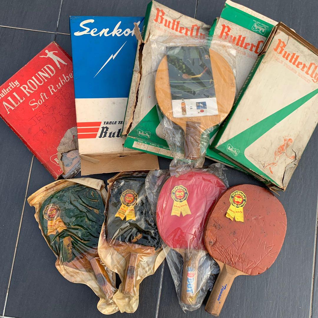 Vintage table tennis racket- tamasu butterfly , Sports Equipment ...