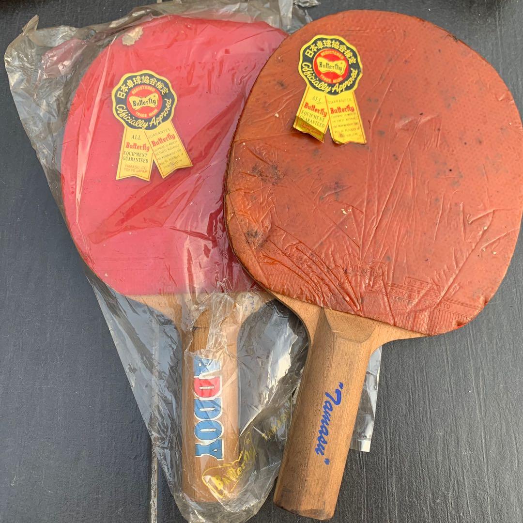 Vintage table tennis racket- tamasu butterfly , Sports Equipment ...