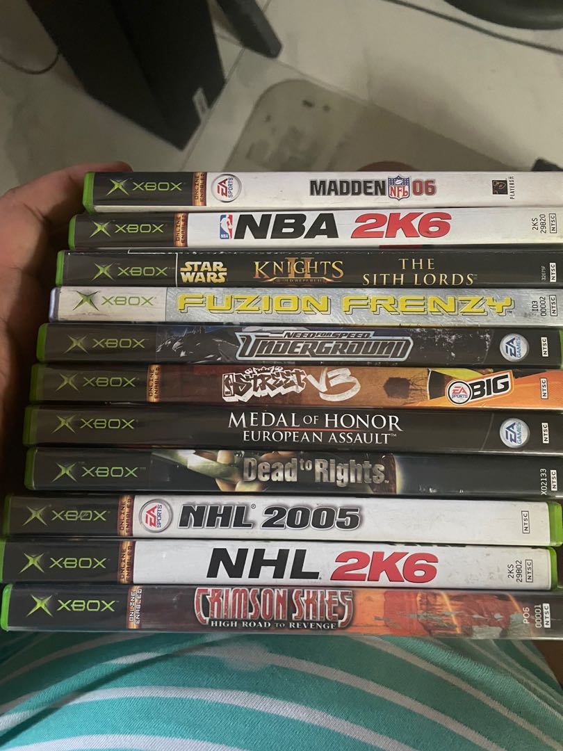 Xbox first gen games, Video Gaming, Video Games, Xbox on Carousell
