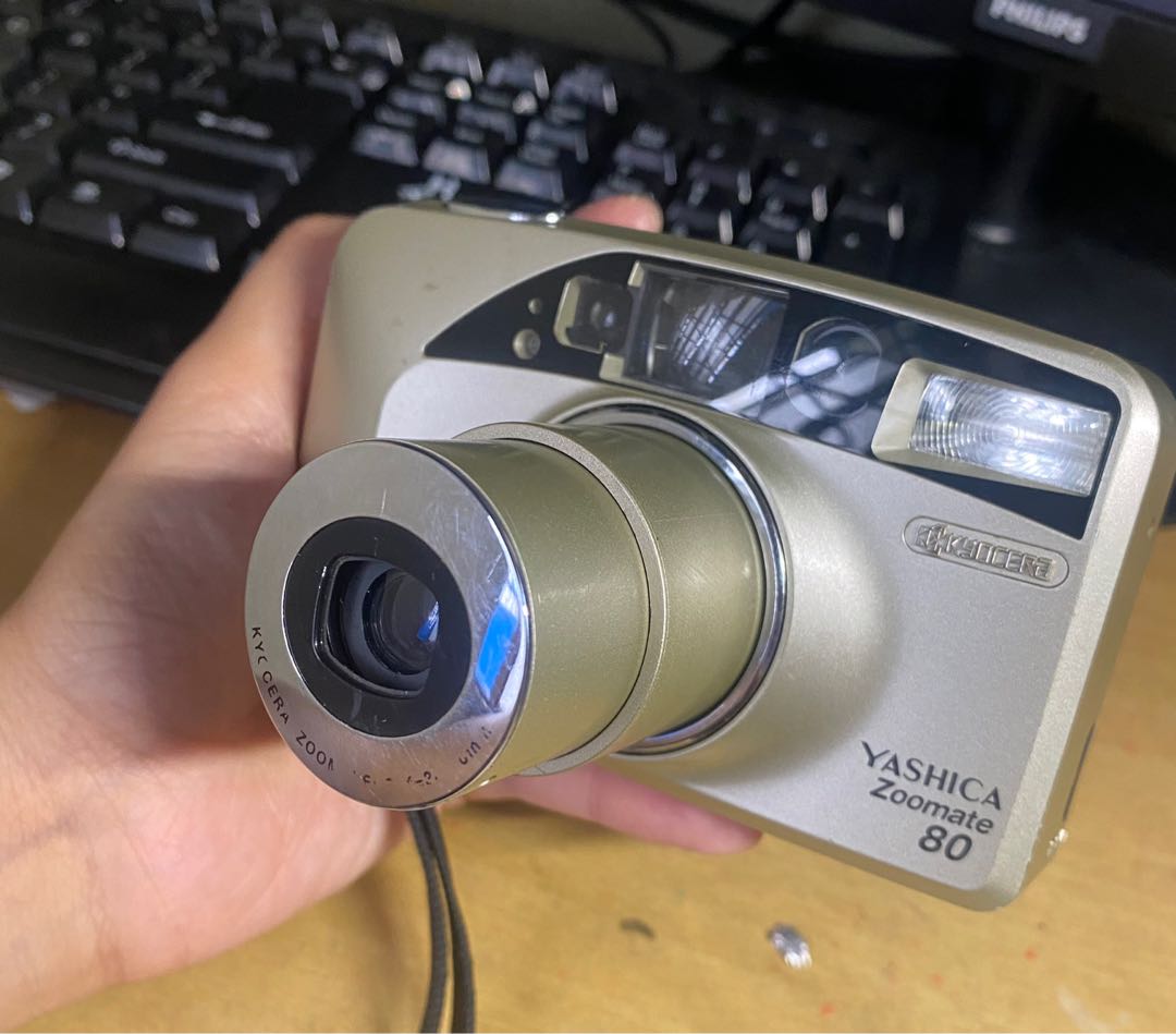 Yashica Zoomate 80 film camera (with free 36 exposures film roll) on Carousell