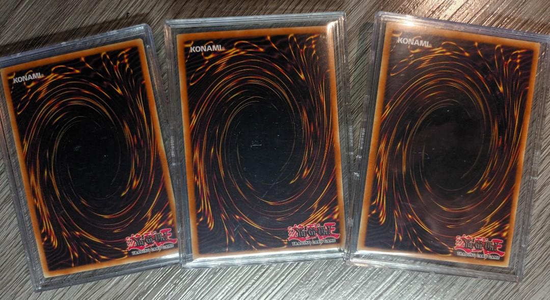 YUGIOH All 3 Sacred Beast GX God Set Uria, Hamon, Raviel Secret Rare ...