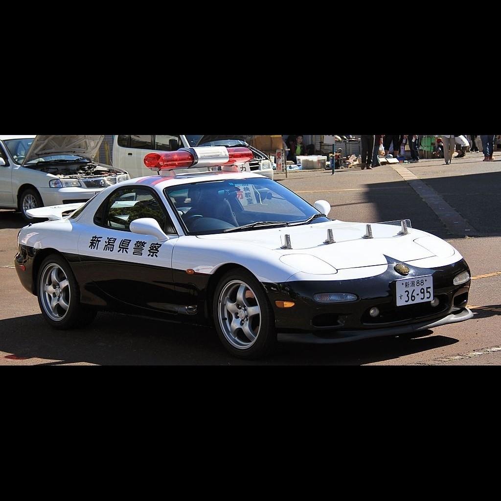 1/64 Mazda RX-7 FD3S Japanese Police patrol car, Hobbies & Toys, Toys ...