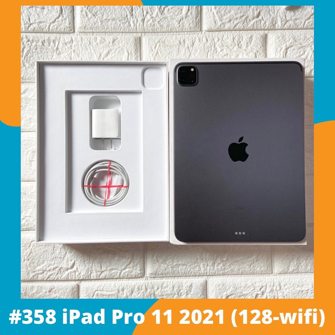 #358 iPad Pro M1 11 inch 2021 grey 128gb wifi - 22 nov 2022, Telepon Seluler & Tablet, Tablet di ...