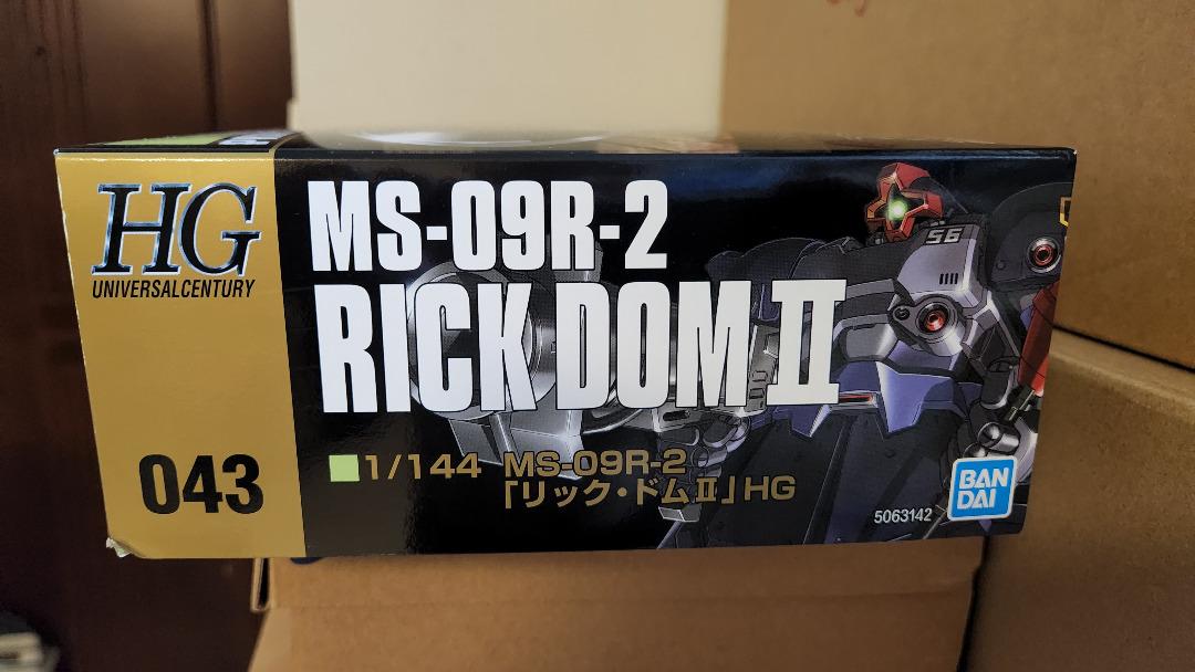 全新 BANDAI 高達 模型 GUNDAM HG 1/144 Hguc GTO HG MS-09R-2 RICK DOM II 力奇 大魔 ...