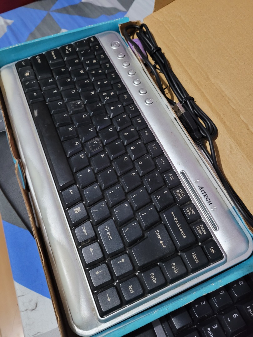 A4TECH KLS-5U USB Mini Slim Multimedia Keyboard, Computers & Tech, Parts & Accessories, Computer ...