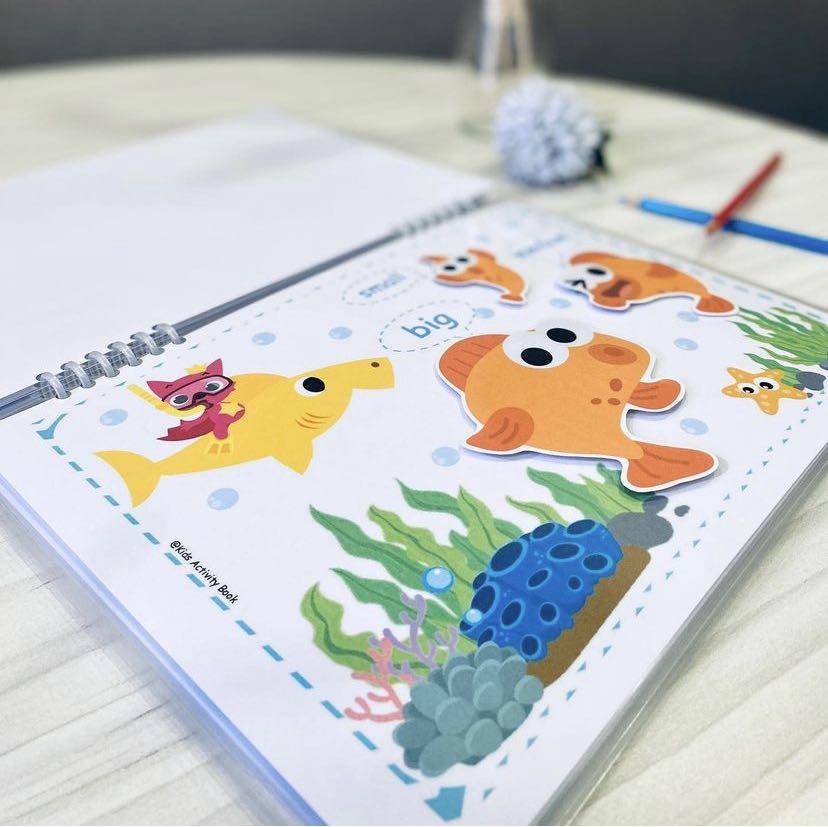 Baby Shark Busy Book, Babies & Kids, Infant Playtime on Carousell
