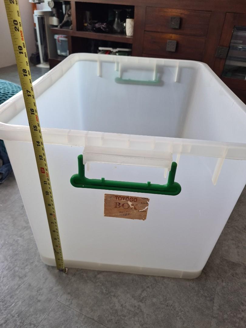 Big toyogo box with wheel, Furniture & Home Living, Home Improvement ...
