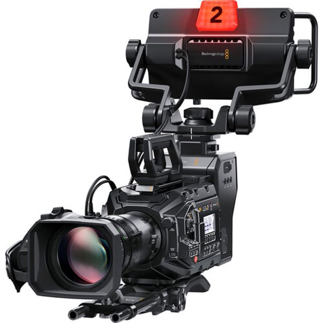 BM Ursa Mini G2 12k pro camera + handle + viewfinder + vmount back ...