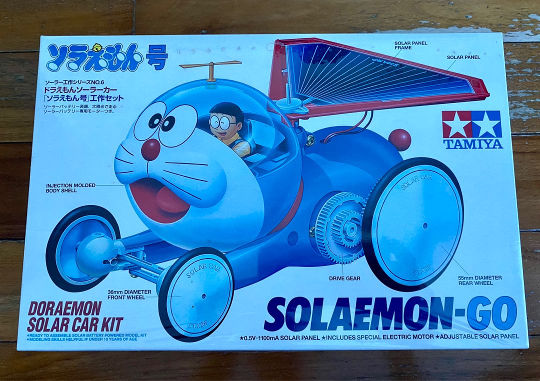 BN Tamiya Doraemon Solar Car Kit Solaemon-Go Rare Plush, Hobbies & Toys ...