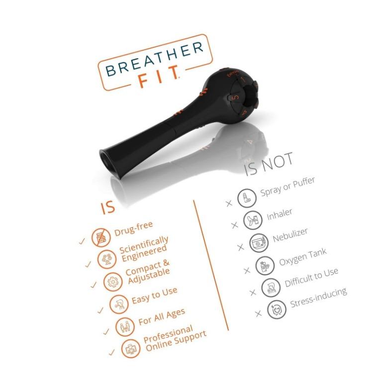 Breather Fit The Hand-held Inspiratory Expiratory Muscle Trainer ...