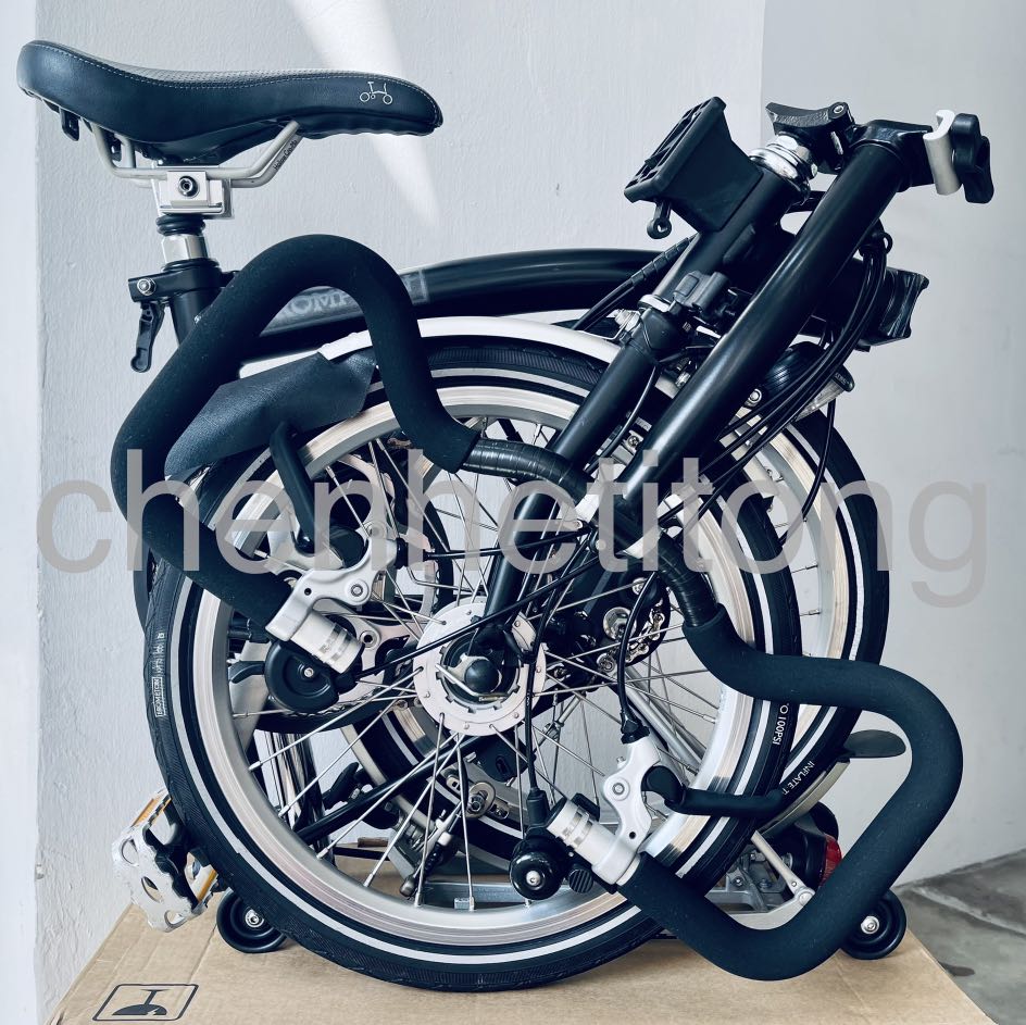 Brompton P6R Dynamo in Classic Black in Mint Condition, Sports ...