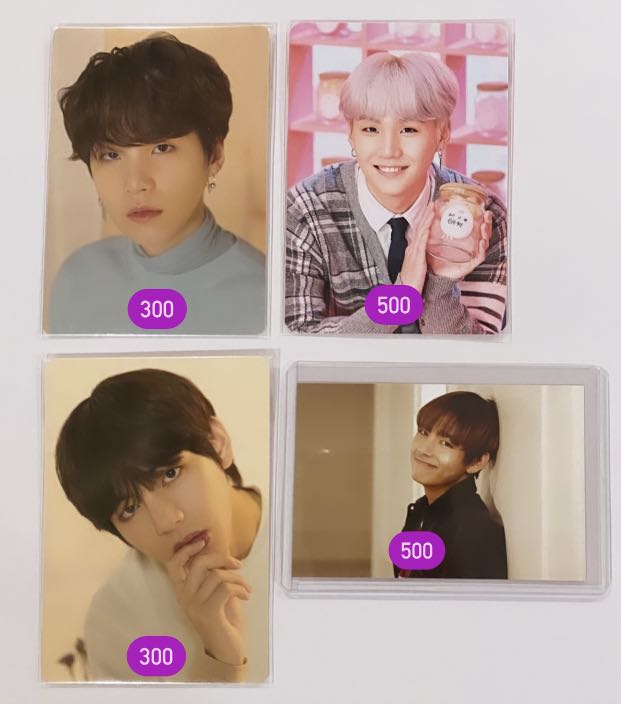 Yoongi/ Suga & V/ Taehyung BTS Rare Mini PCs - LY Korea, HEA 4th Muster ...