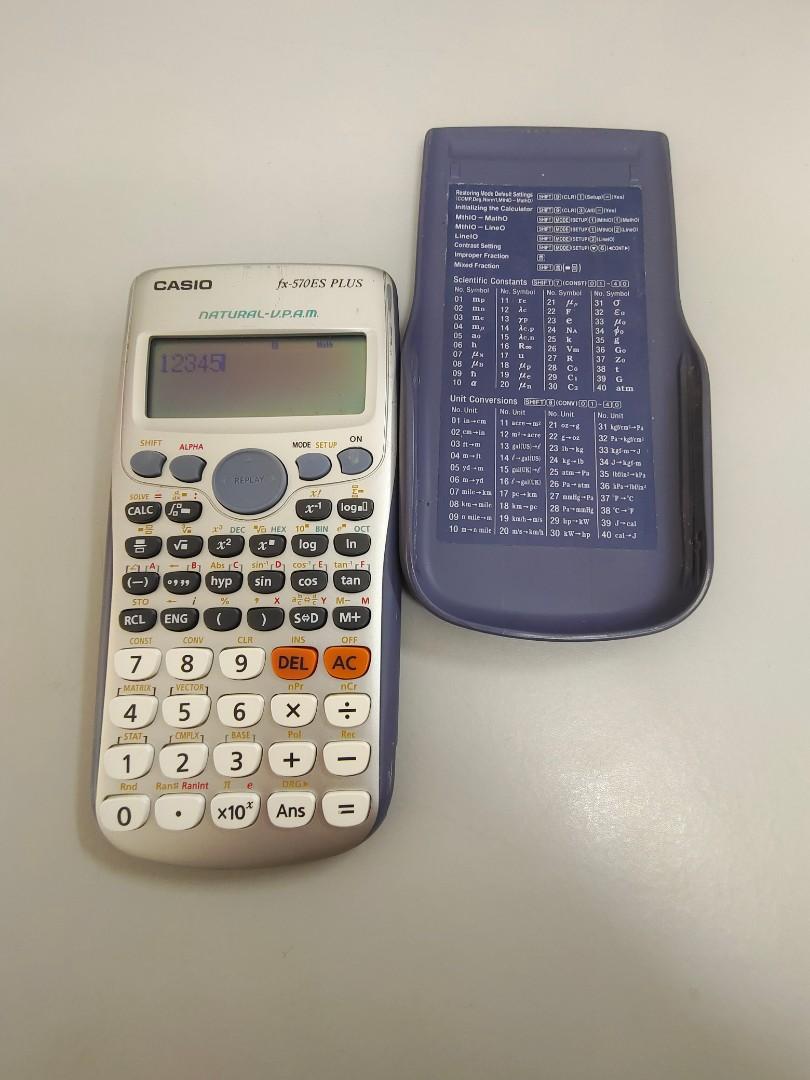 Casio Fx-570ES Plus Scientific Calculator Casio FX-570MS 2nd Edition ...