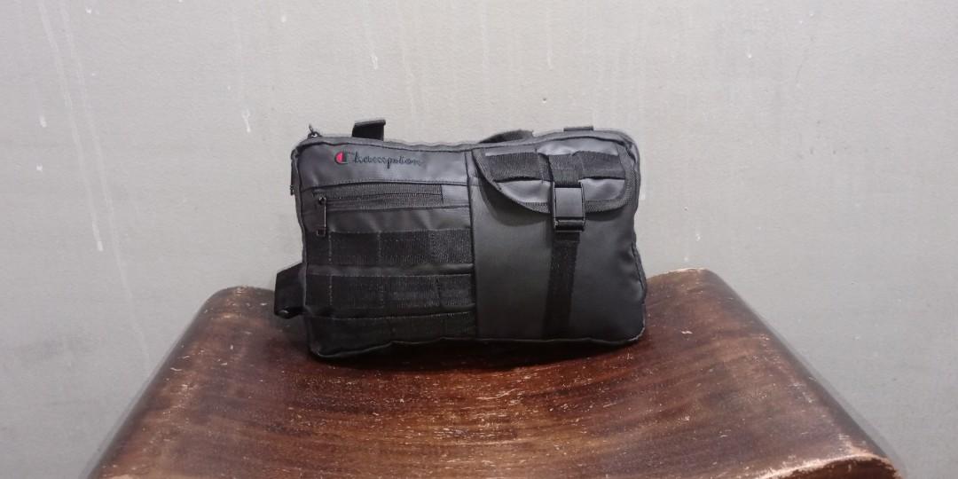 CHAMPION TAS DADA MODEL TAKTIKAL, Fesyen Pria, Tas & Dompet , Tas ...