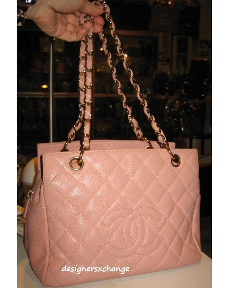 Chanel Baby Pink Caviar TIMELESS Tote Bag with Gold Hardware, Luxury ...
