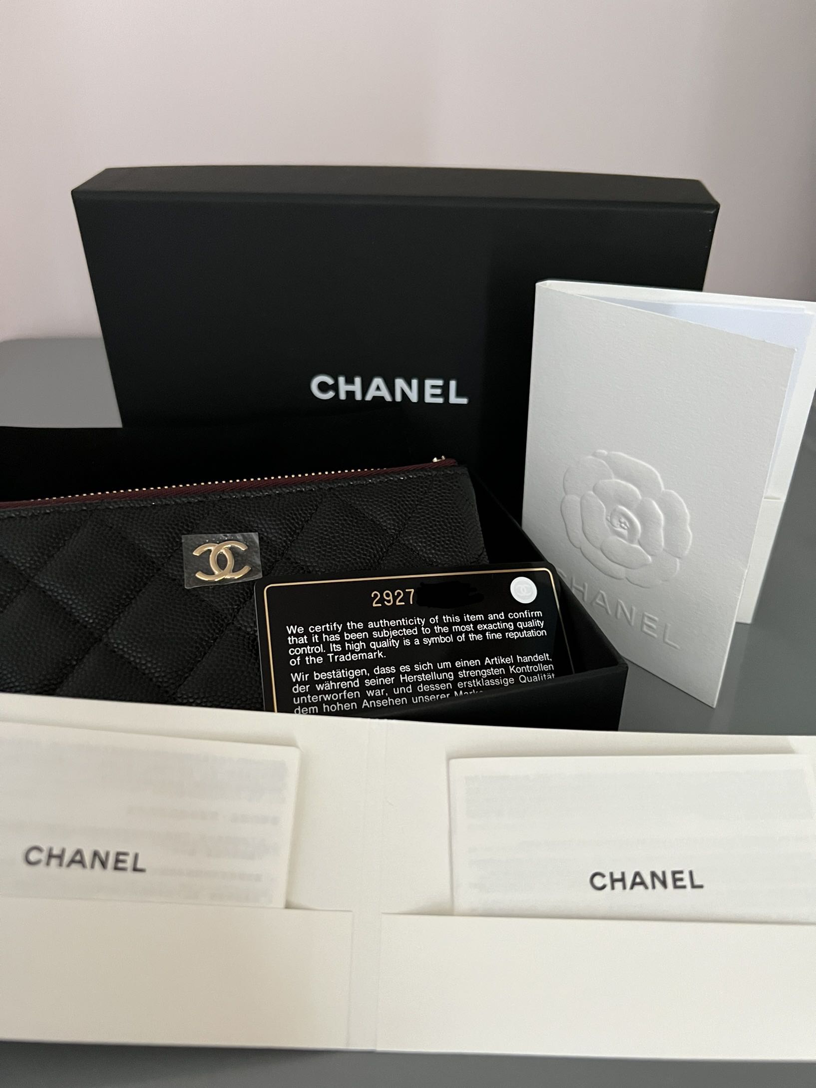 Chanel Mini O Case Pouch Black with GHW Gold Hardware, Women's Fashion ...