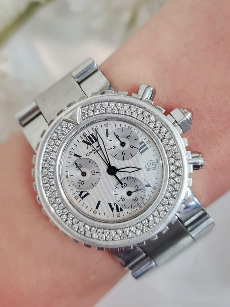 Chaumet diamonds watch, Luxury, Watches on Carousell
