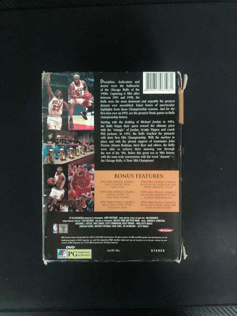 Chicago Bulls Dynasty DVD Set, Hobbies & Toys, Music & Media, CDs & DVDs on Carousell