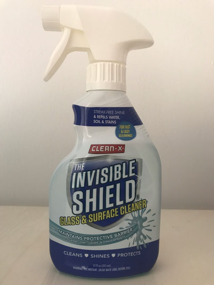 Clean-X Invisible Shield Protective Glass & Surface Cleaner (335ML ...