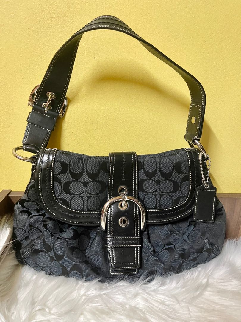 Coach monogram shoulder bag, Luxury, Bags & Wallets on Carousell
