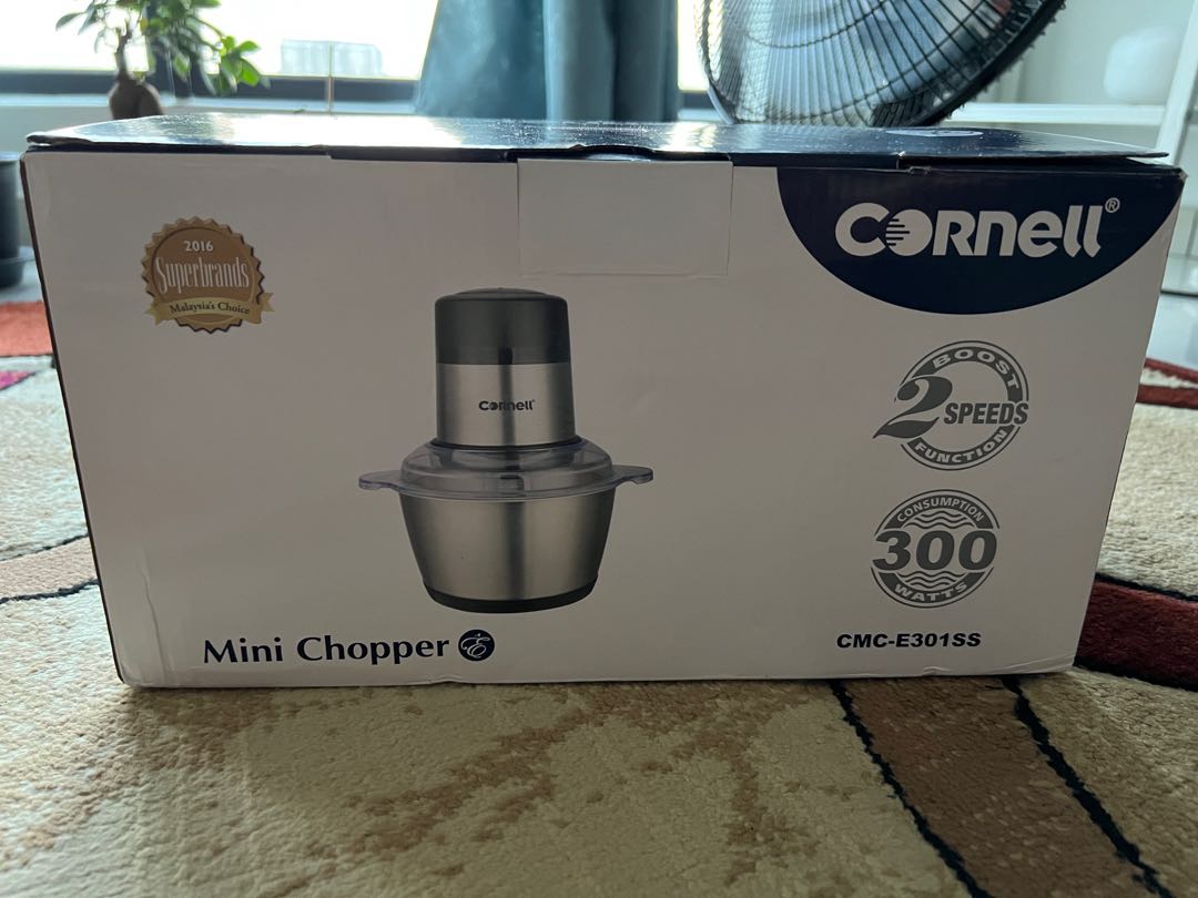 Cornell Stainless Steel Mini Chopper, Furniture & Home Living ...