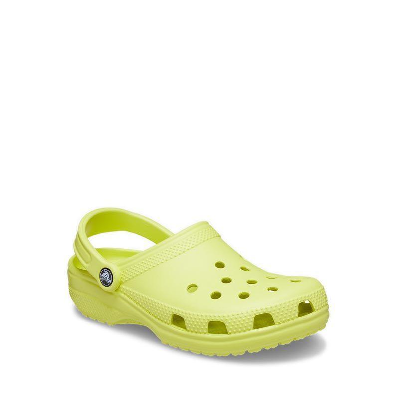 Crocs Classic Citrus Unisex Clog - Light Green, Fesyen Pria, Sepatu ...