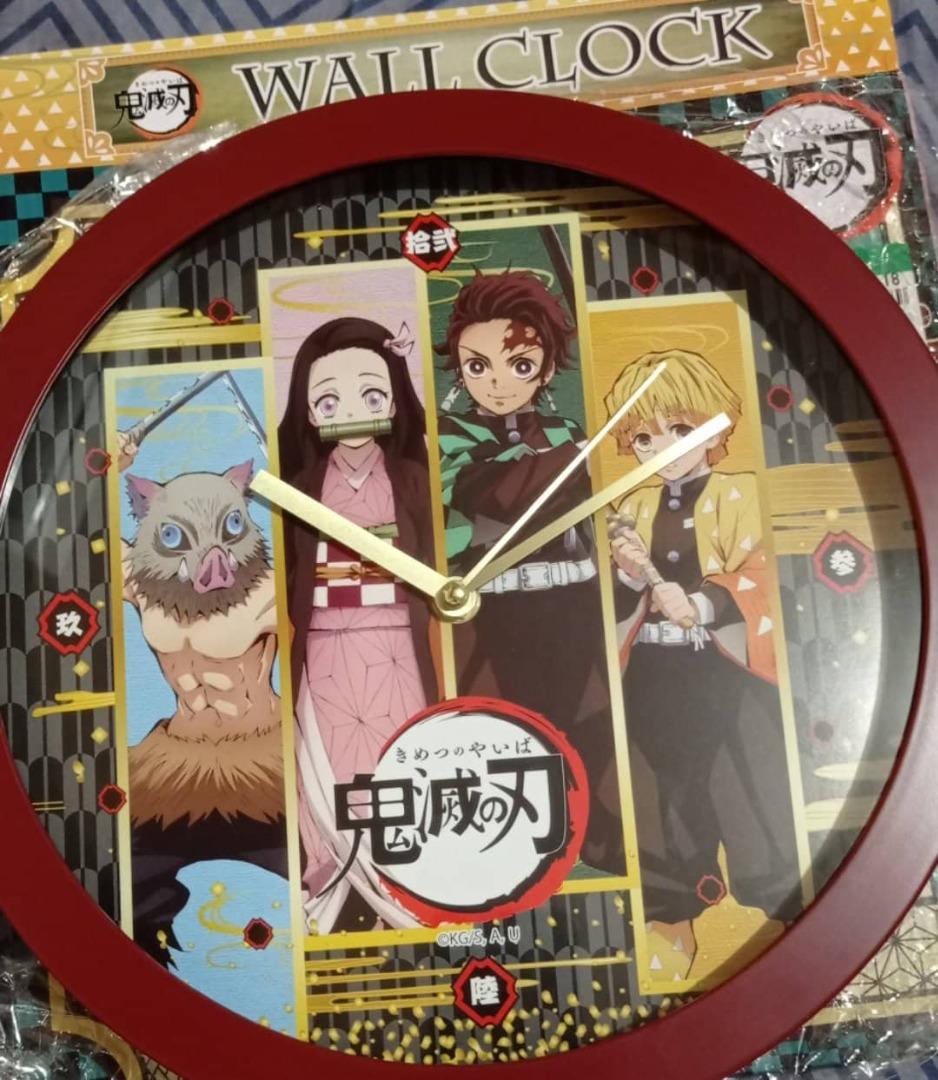 Demon Slayer Wall Clock Original from japan, Furniture & Home Living ...