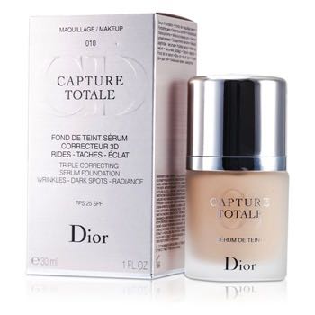 Dior Capture Totale Triple Correcting Serum Foundation in 010 Ivory ...