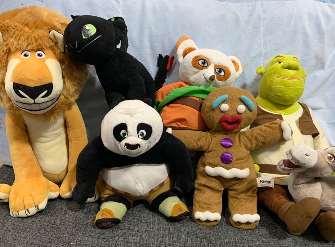 Dreamworks kungfu panda shrek toothless, Hobbies & Toys, Toys & Games ...