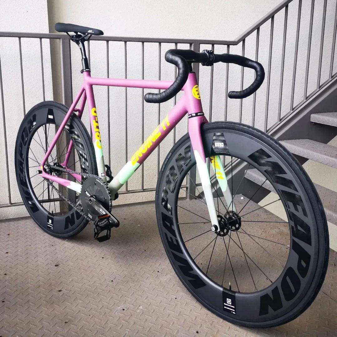 Engine11 fixie / fixed gear / single speed bike - crit-D 2022 (frameset ...