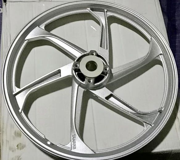 125z x1r jupiter krr enkei 6 batang silver rims, Motorcycles ...